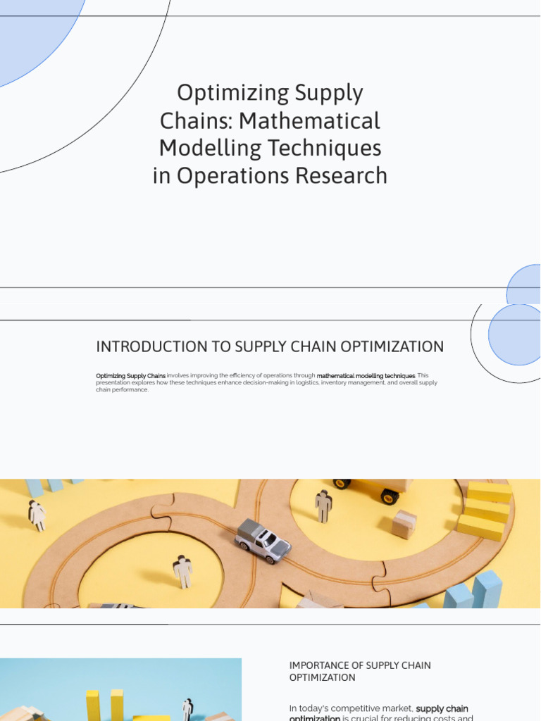 Slidesgo Optimizing Supply Chains Mathematical Modelling Techniques in Operations Research ...