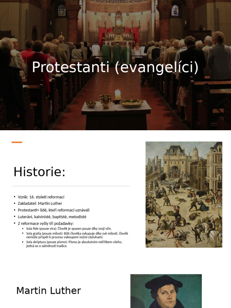 Protestanti (Evangelíci) | PDF