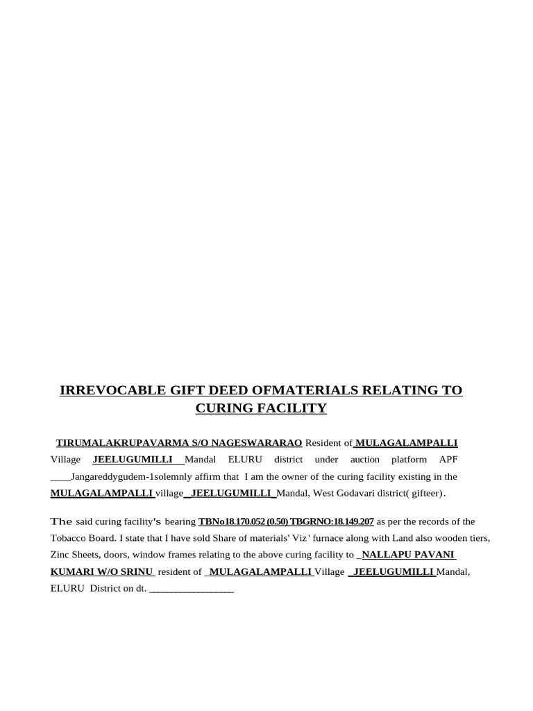 Nallapu Pavani Kumari Wo Srinu | PDF | Affidavit | Common Law