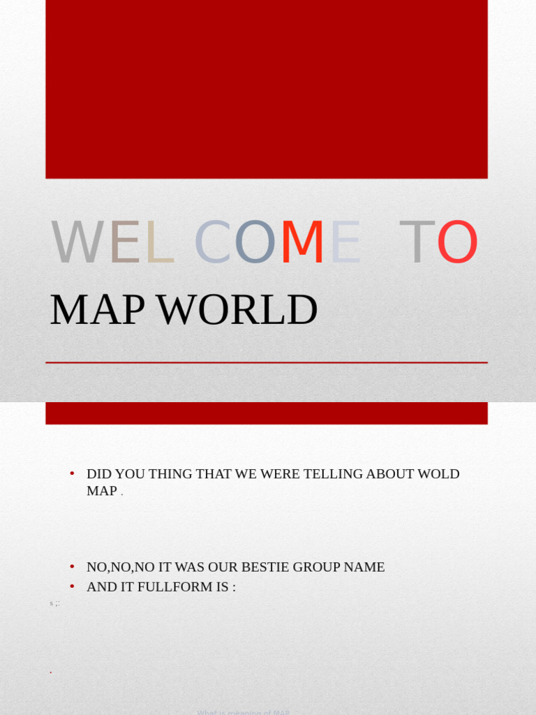 Map World | PDF