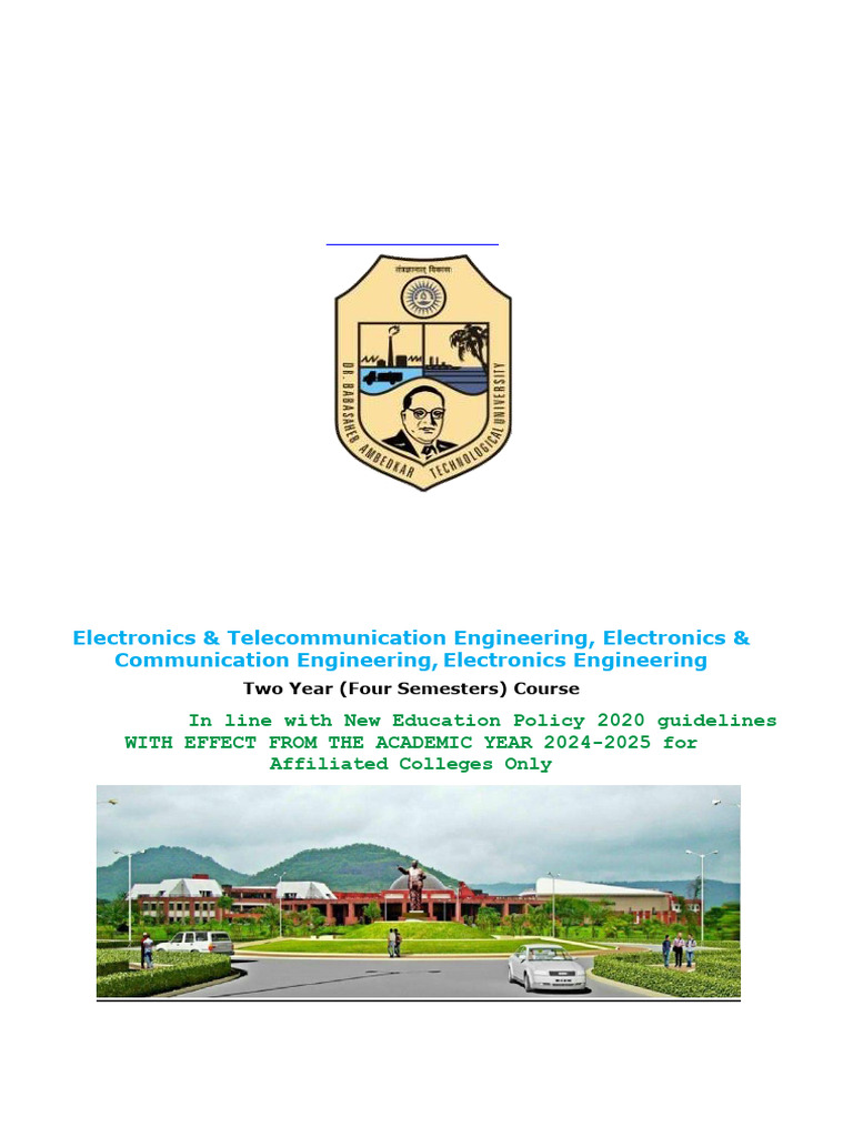 M Tech EXTC - Electronics Communication Engg - Electronics Engineering ...