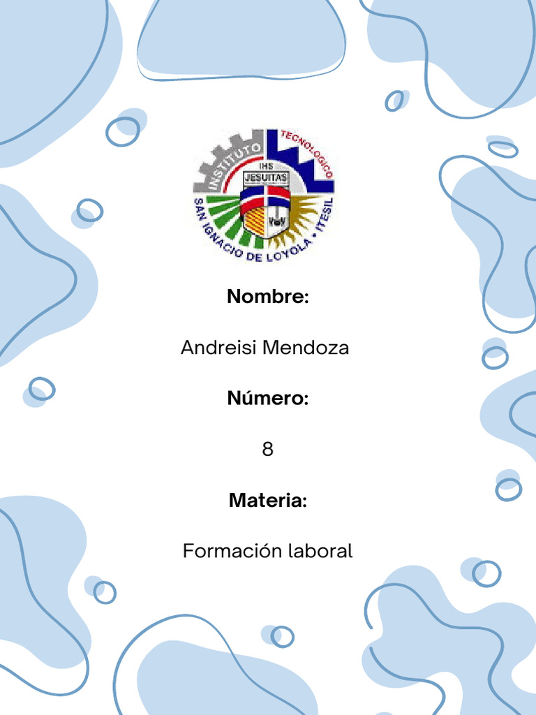 Documento A4 Portada Trabajo Final de Grado Creativo Azul PDF | PDF