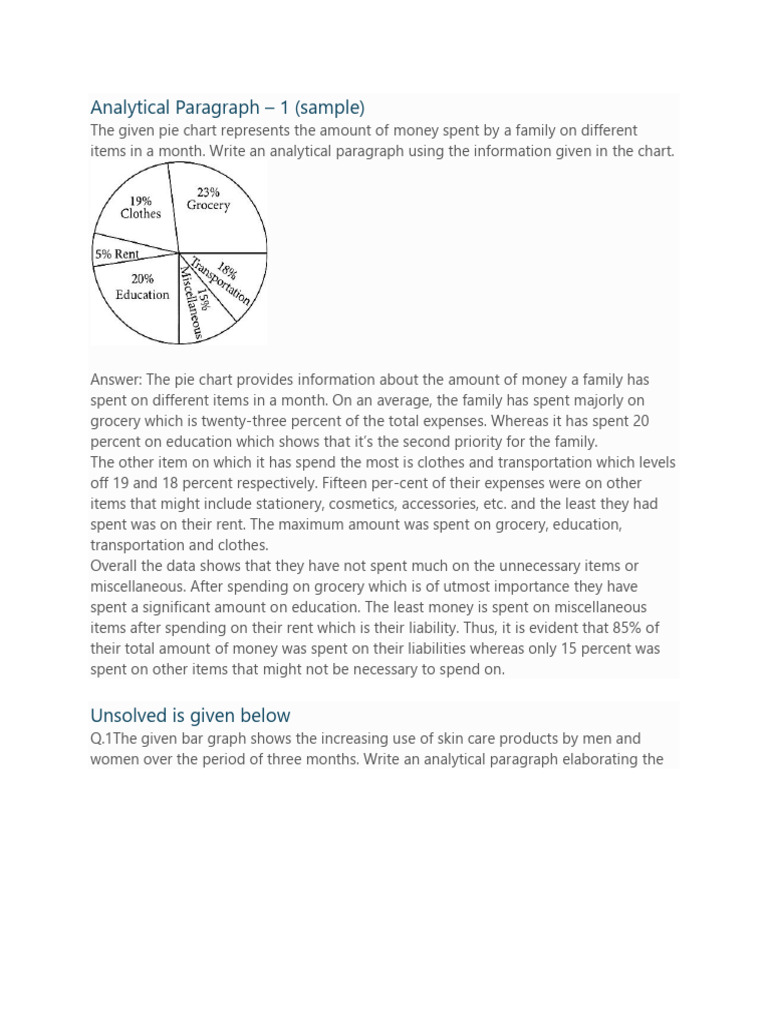 Analytical Paragraph | PDF | Finance & Money Management | Politics