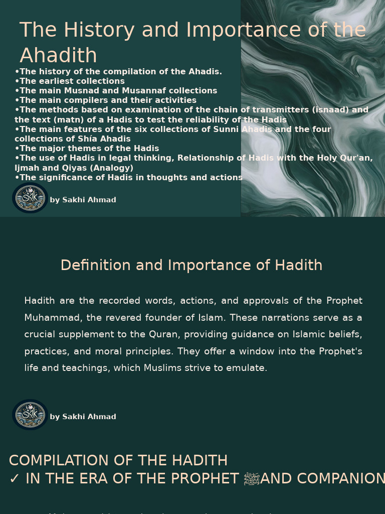 Introduction To Hadith | PDF | Hadith | Shia Islam