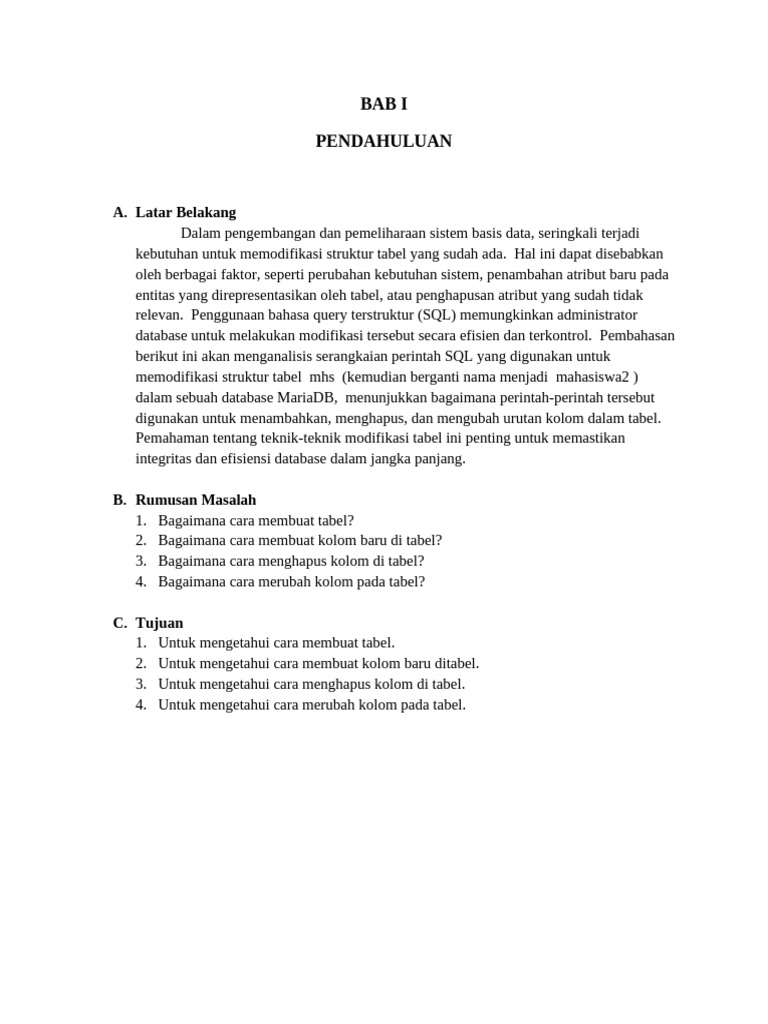 Laporan Basis Data Wa Ode Intan | PDF