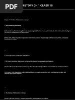 Class 10 History Chapter 1 Detailed Notes | PDF | Nationalism | Europe