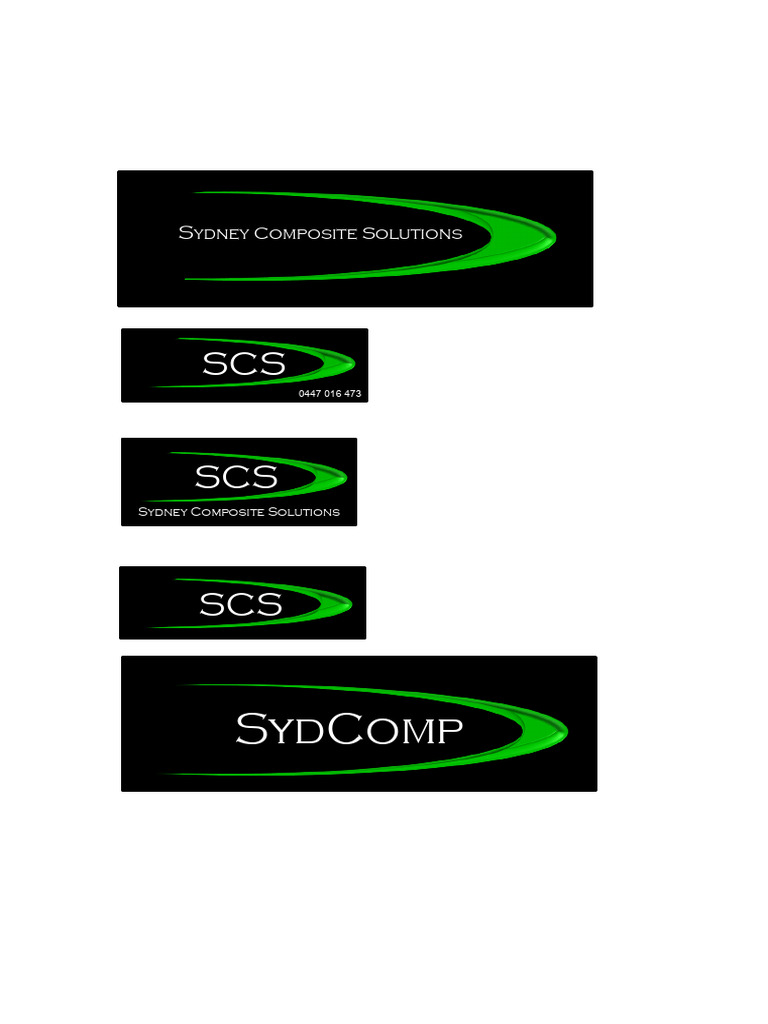 SYDNEY COMPOSITES Logo Black | PDF