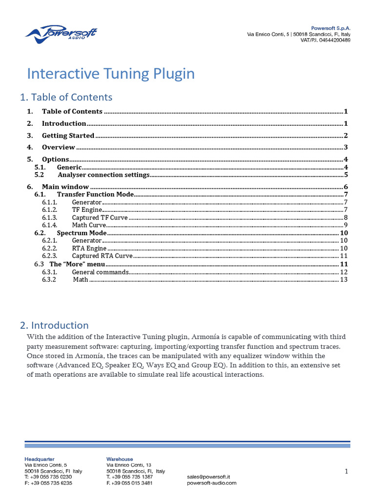 Interactive Tuning Guide v1.0 | PDF | Equalization (Audio) | Computer File