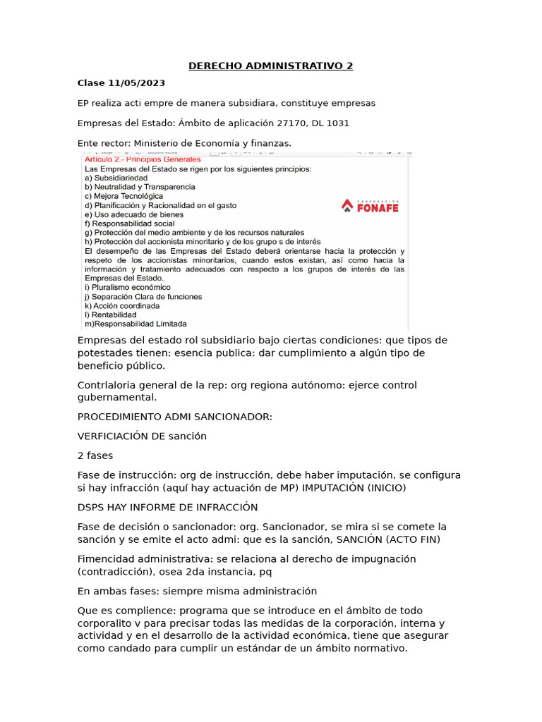 Der Admi 2 | PDF | Finanzas y dinero | Derecho