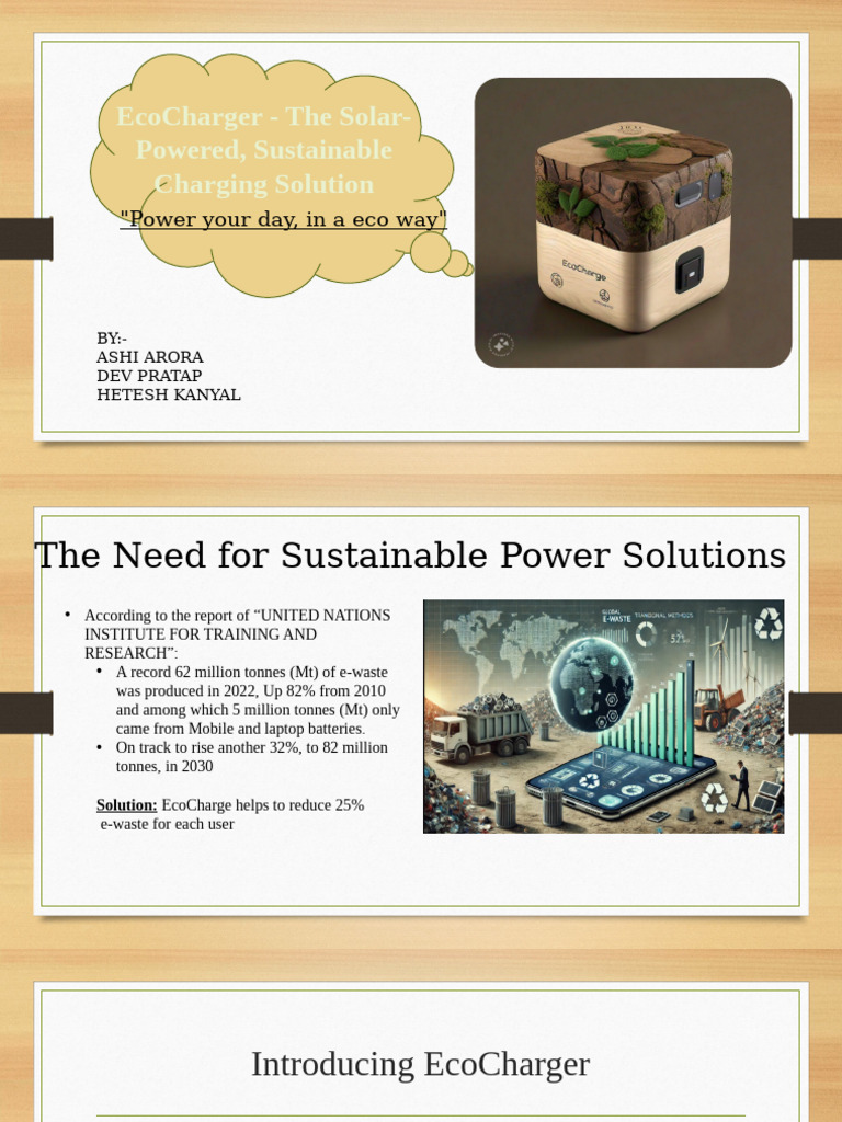 Eco Charge | PDF | Solar Panel | Sustainable Energy