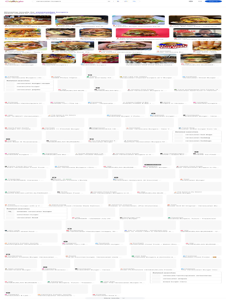 Venezuelan Burger Recipe Guide | PDF | Hamburgers | Venezuela