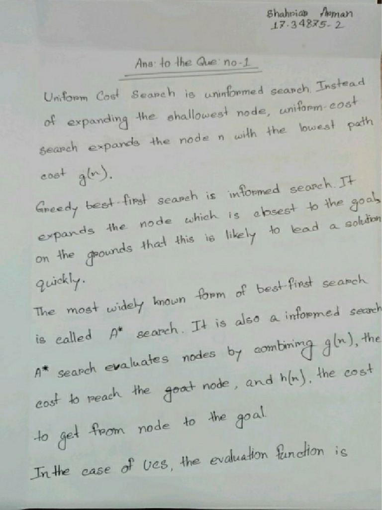 Ai Assignment Mid | PDF