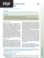 Arterial Upper Limb Worksheet | PDF