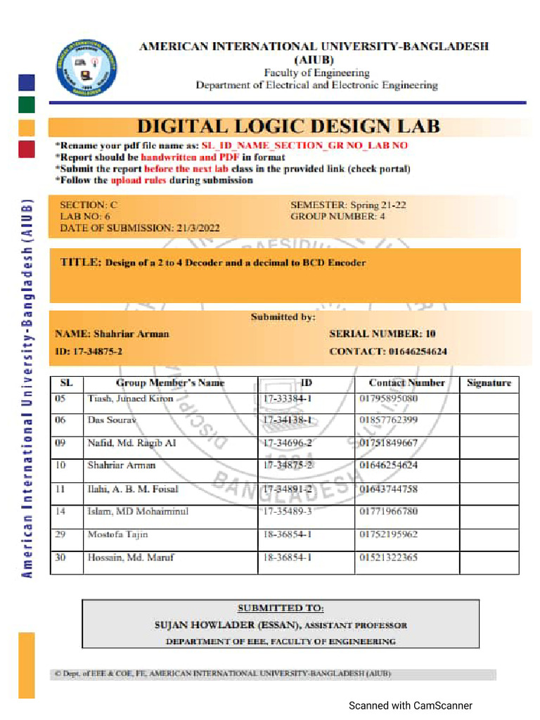 10 Shahriar Arman Lab6 | PDF
