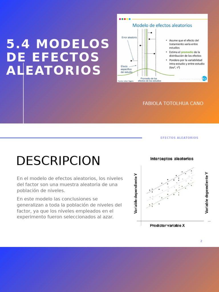 EFECTO ALEATORIO | PDF