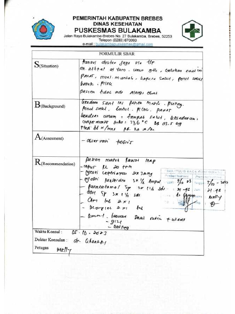 Compres CTTP Rawat Inap | PDF