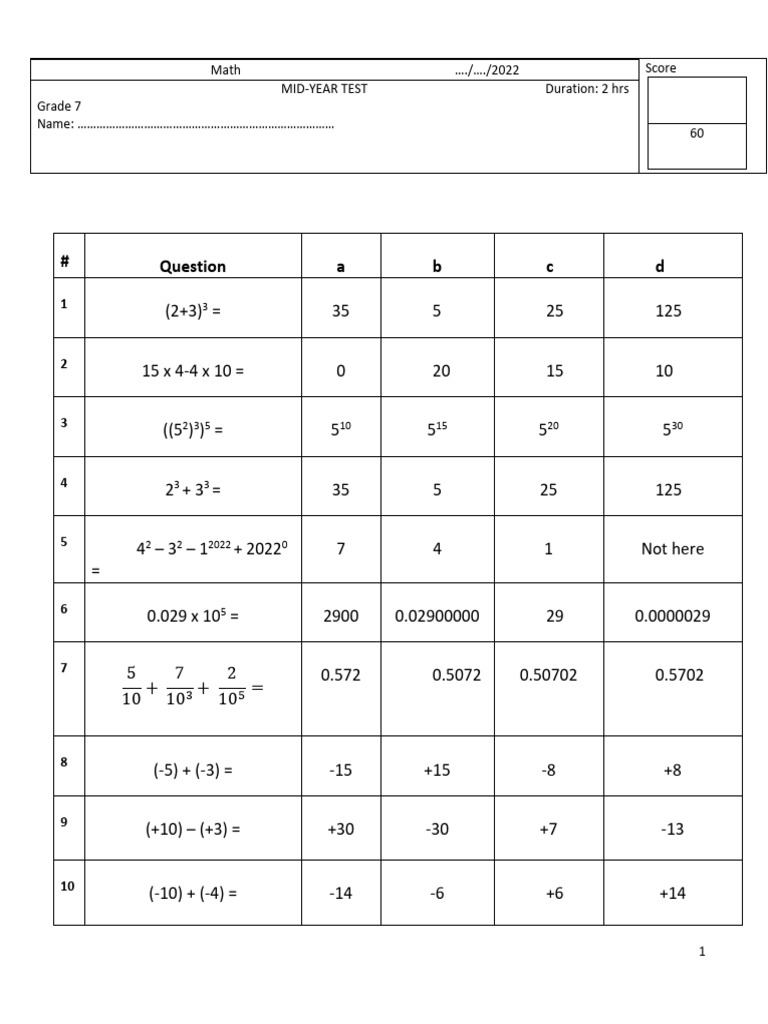 Grade 7math | PDF | Euclid | Euclidean Plane Geometry