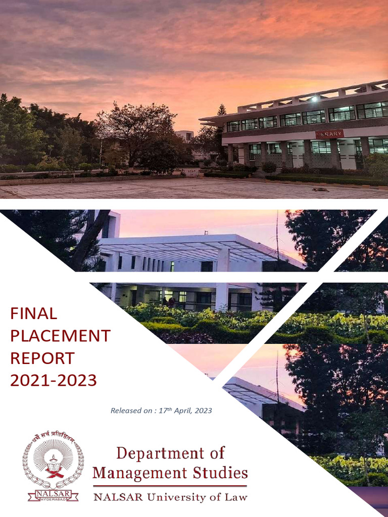 Final Placement Report 2021-23-1 | PDF | Career & Growth