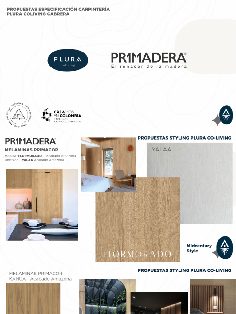Plura Coliving Moodboards | PDF | Mueble | Diseño de interiores