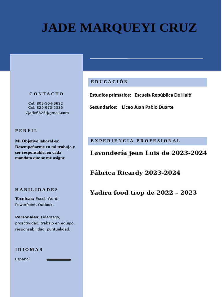 Curriculum Jade | PDF