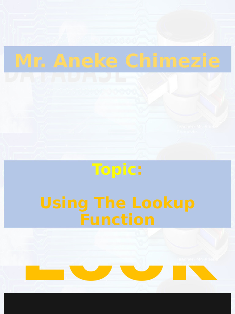 Using Lookups Pdf Computer Programming Information Retrieval