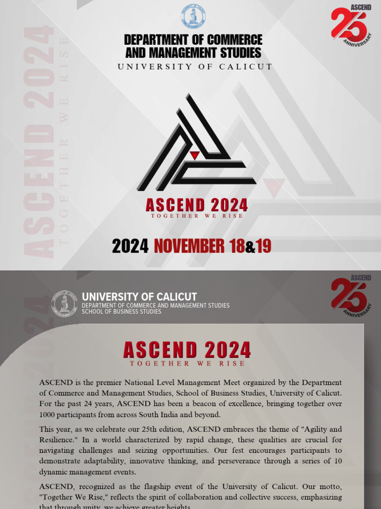 ASCEND 2024 Invitation Brochure | PDF