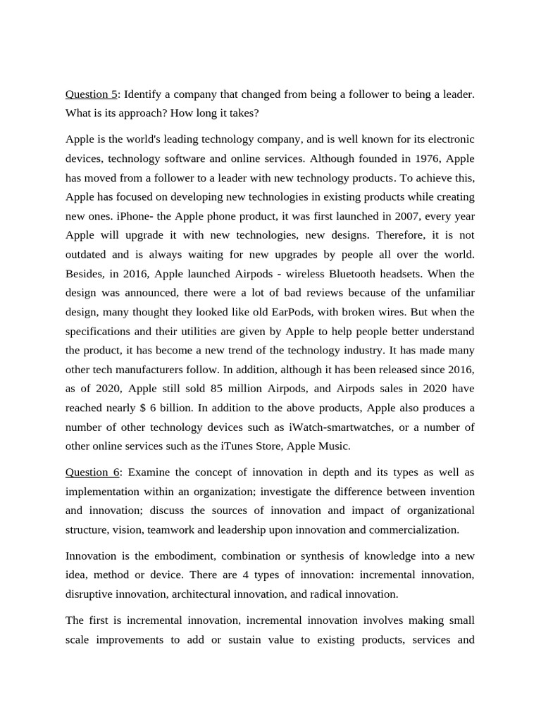 NEU_IBD_3A | PDF | Apple Inc. | Innovation