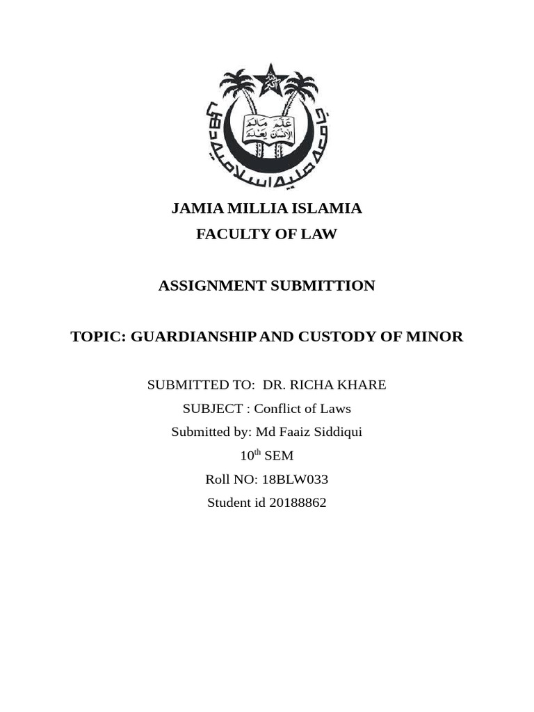 Faaiz Siddiqui Assignment Front Page | PDF | Politics