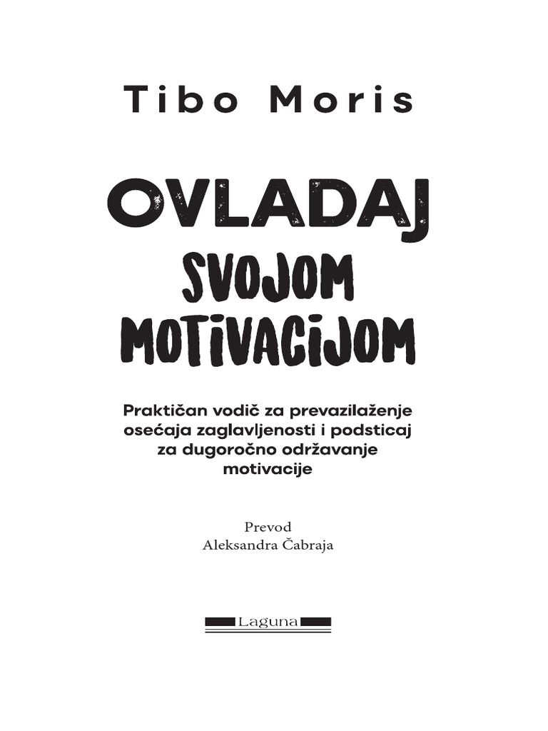 Tibo Moris - Ovladaj Svojom Motivacijom | PDF