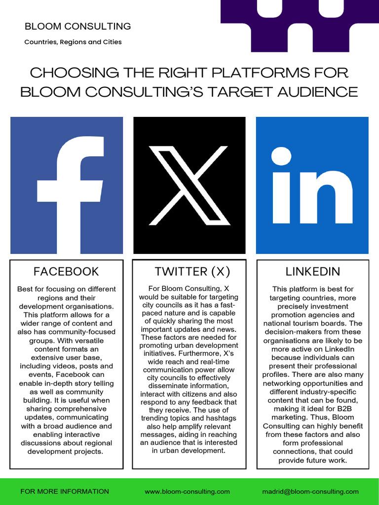 Task 1 - Social Media Posts For Bloom Consulting (2024) | PDF | Social ...