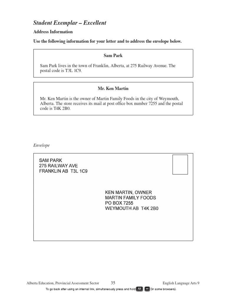 Excellent Letter | PDF