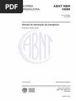 ABNT NBR 16820 - Sinalizacao de Emergencia | PDF