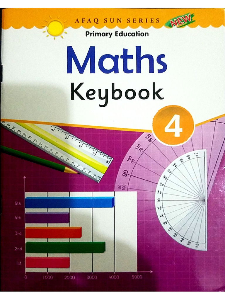 Afaq Math New Sun Series Keybook 4 | PDF