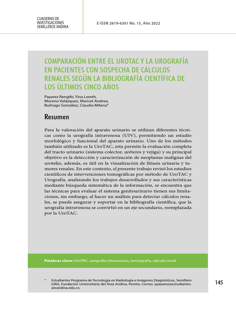 2239-Texto Del Artículo-6940-1-10-20231204 | PDF | Ct Scan | Riñón