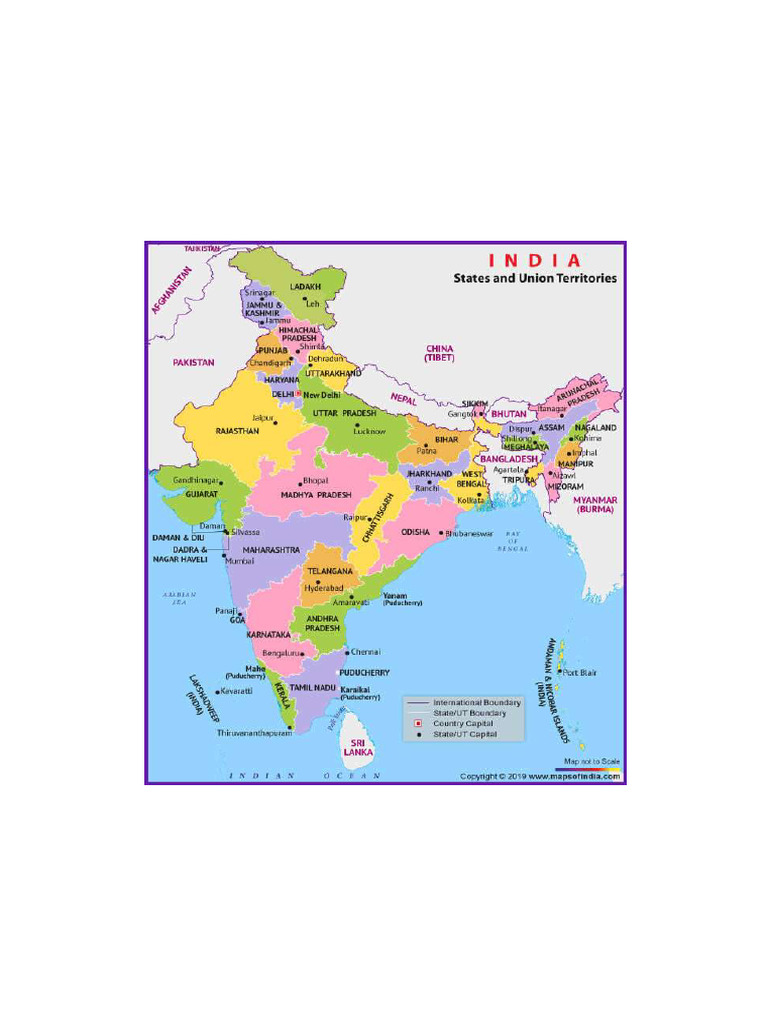 India States Polictical Map | PDF