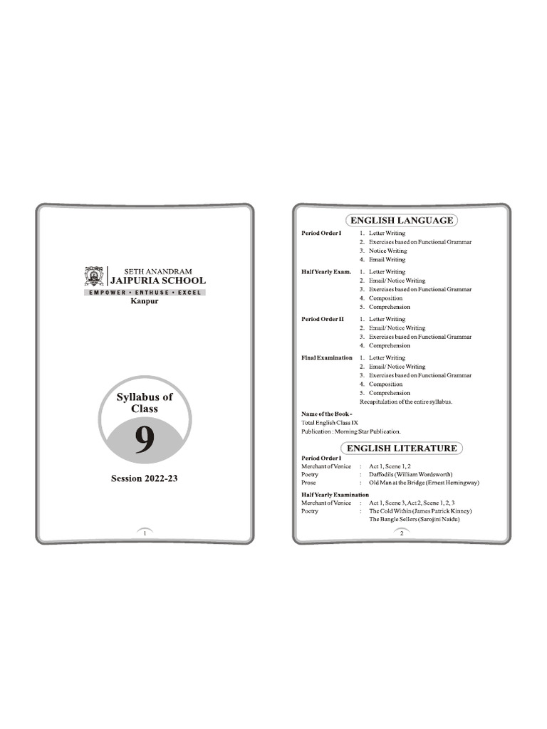 Class 9 PDF | PDF