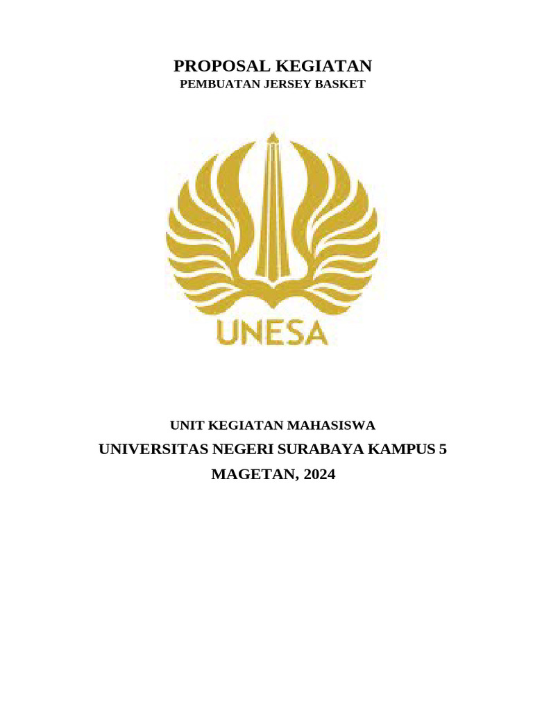 Proposal Jersey | PDF