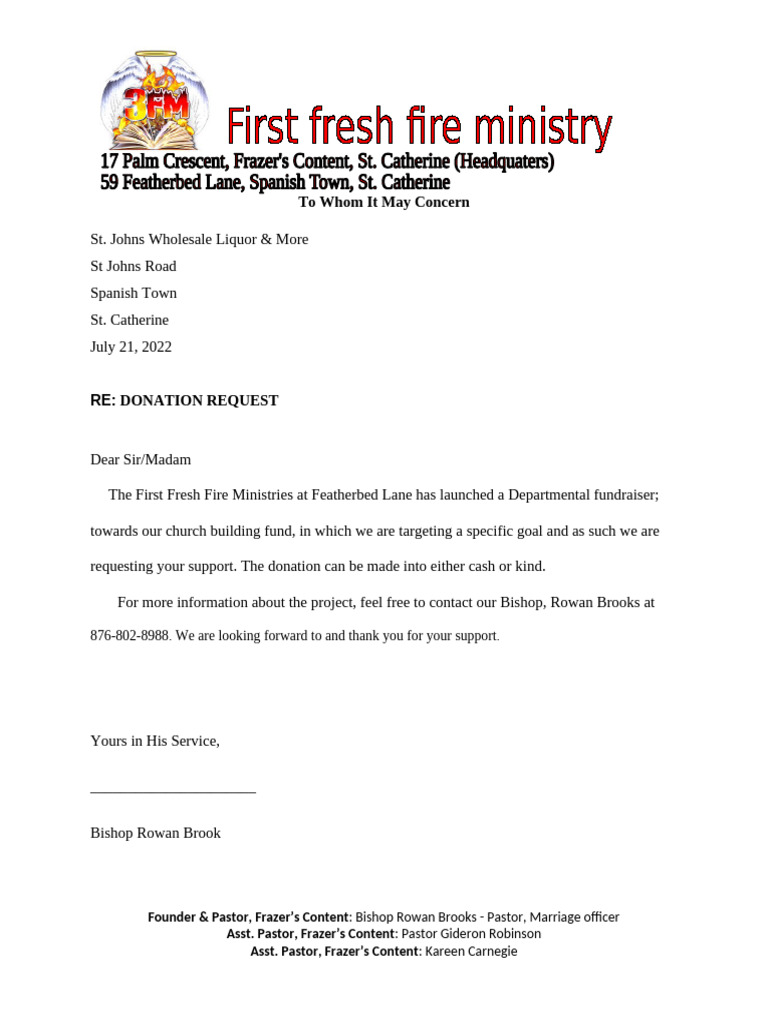 Donation Request | PDF