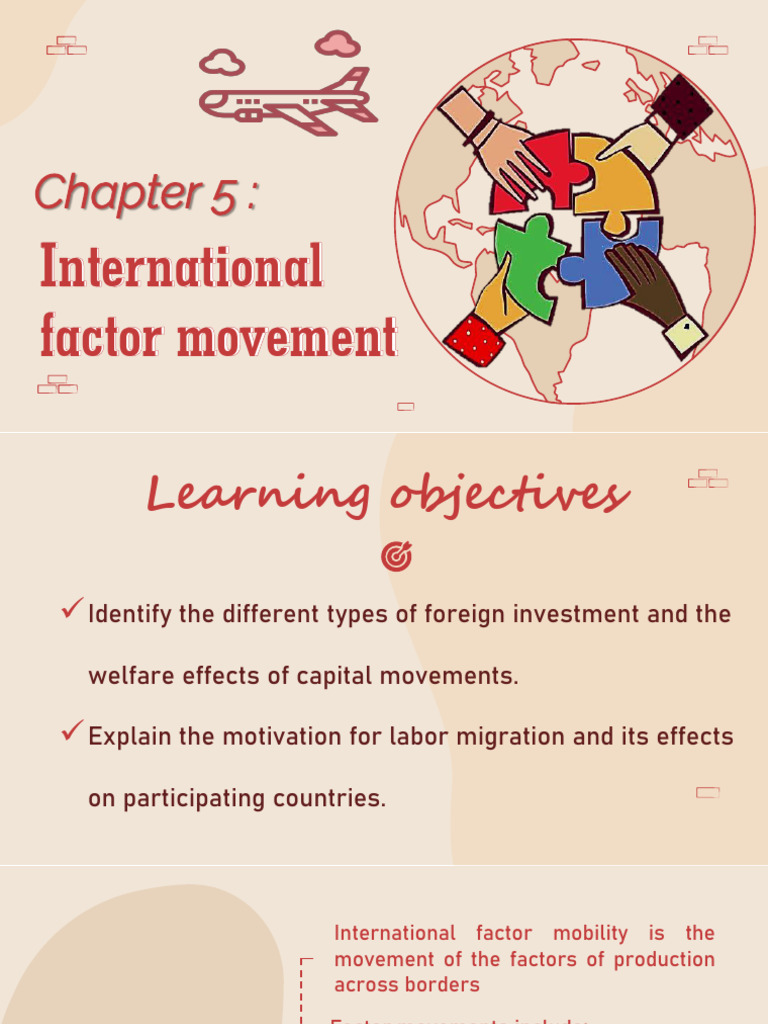 International Factor Movement Guide | PDF | Foreign Direct Investment | Labour Economics