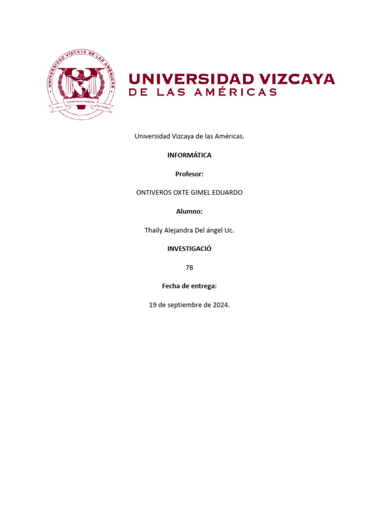 Investigación Informatica | PDF | Estilo apa | Informática