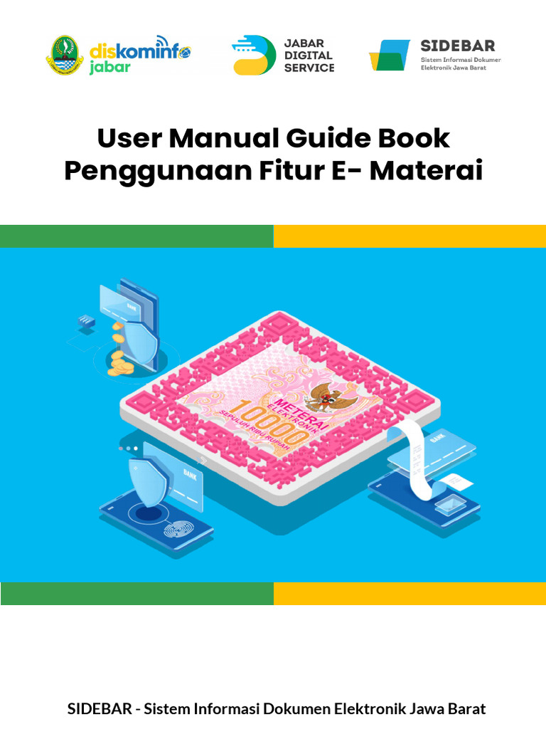 User Manual Sidebar & E-Materai | PDF
