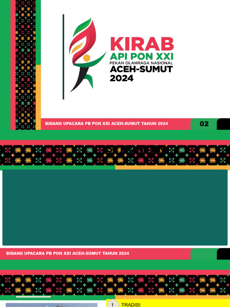 KONSEP KIRAB API PON 8 Agustus 2024 | PDF