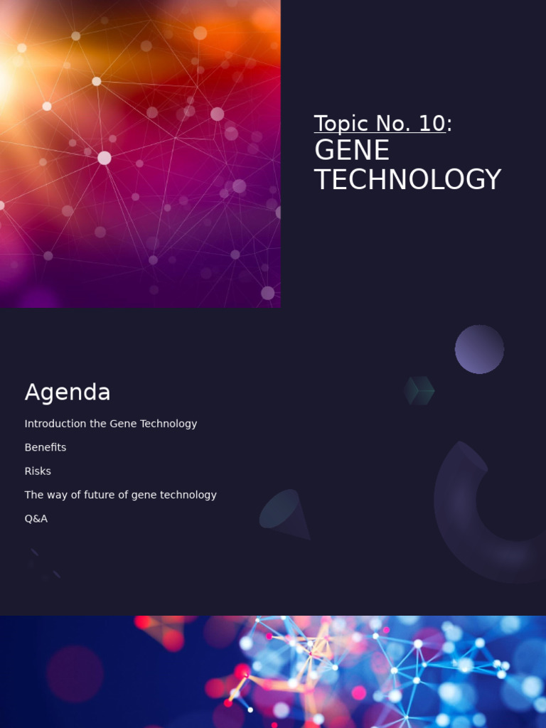 Seminar Topic 10. Gene Technology | PDF | Body Language | Human ...