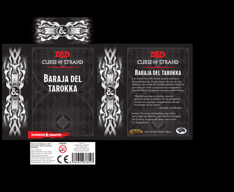 Baraja Tarokka: Adivinación y Juego | PDF