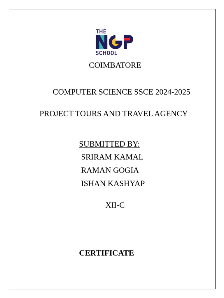 CLASS-12 CS-PROJECT (For Ishaan) | PDF | Sql | Databases