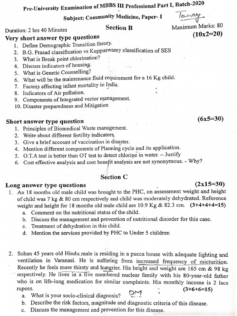 3rd Year Pre University 2020 @tanay | PDF