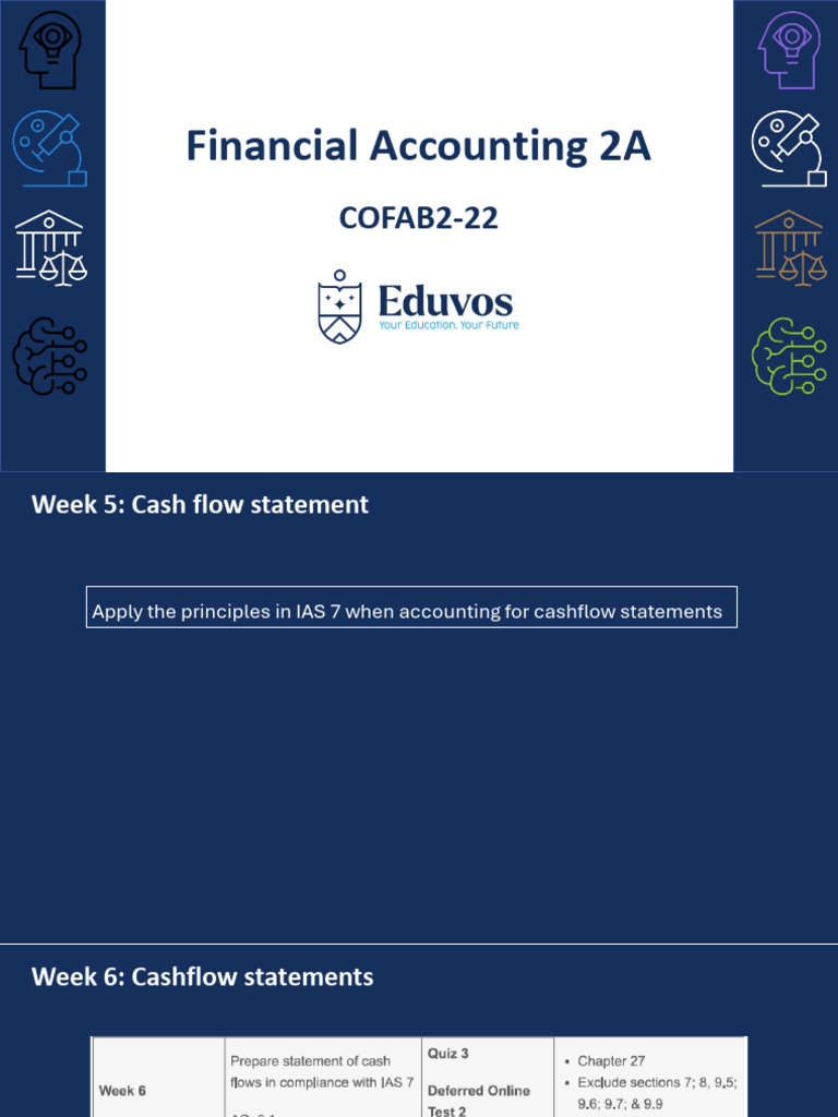 Week 6 IAS 7 Statement of Cashflows | PDF | Cash Flow Statement | Investing