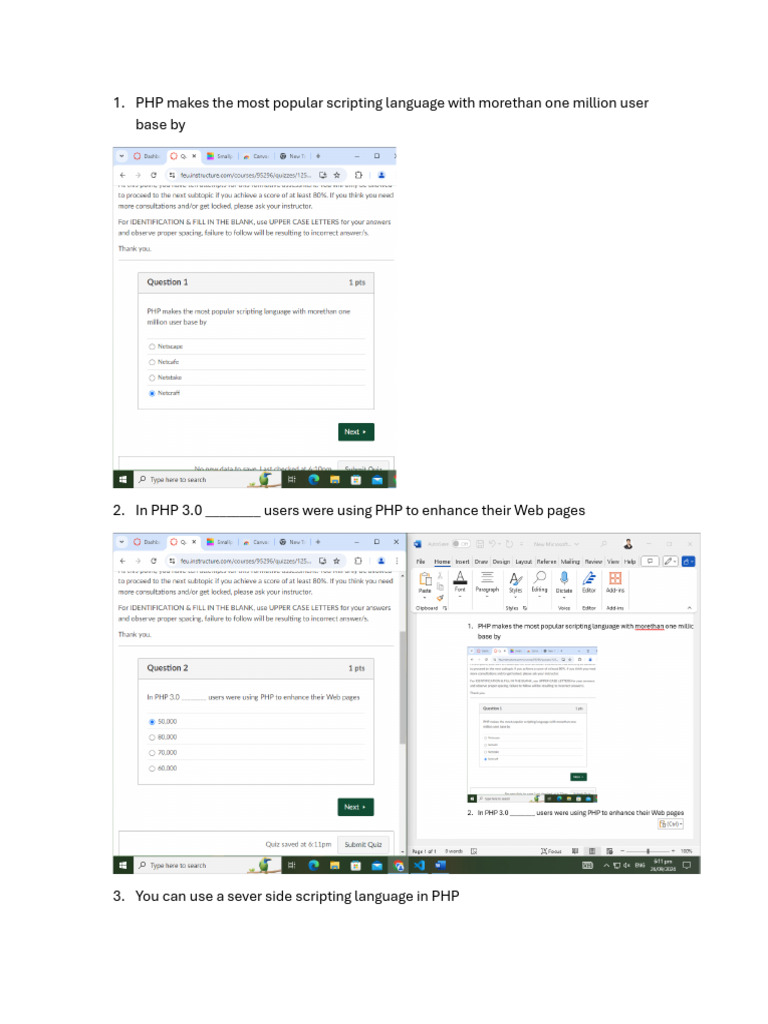 CCS0043 FA1 | PDF | Php | Computing