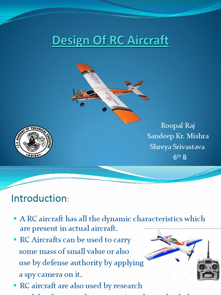RC Aircraft Design and Aerodynamics Guide | PDF | Flight Control ...