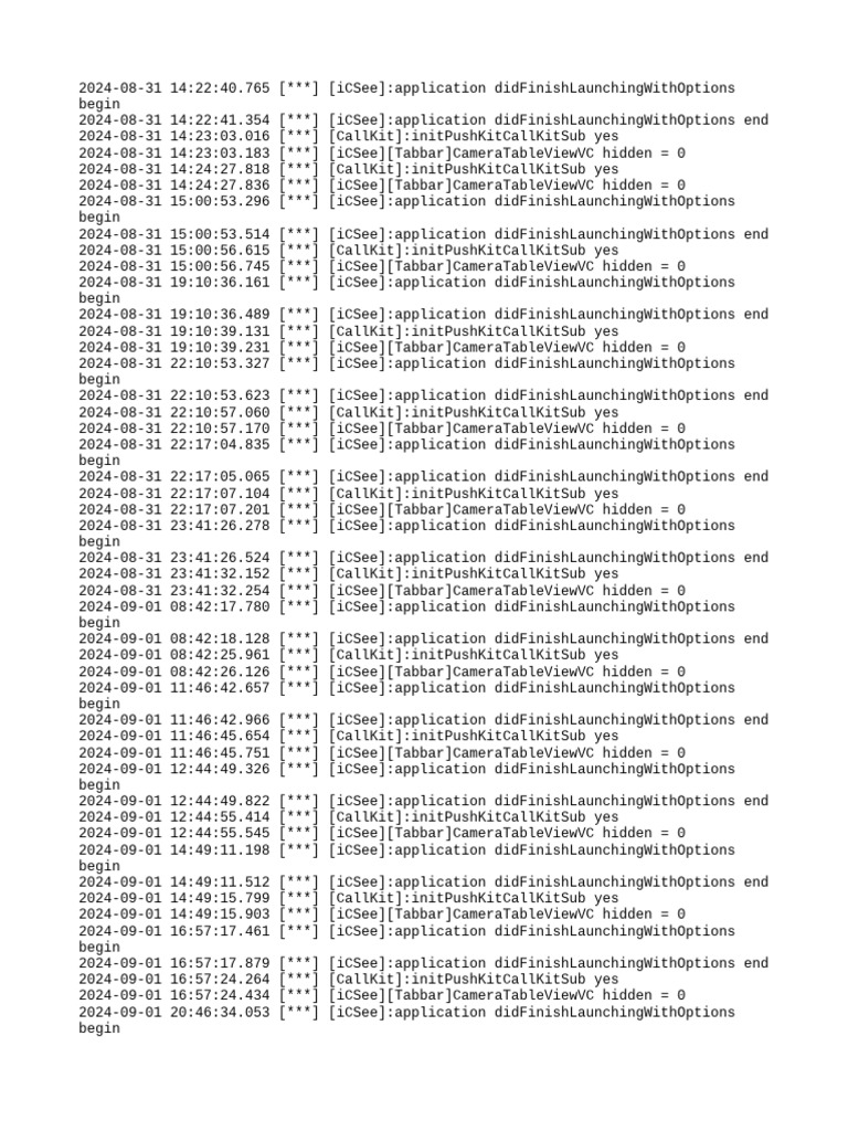 App Debug Log | PDF